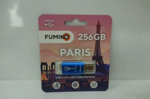 Флешка fumiko paris 256GB синяя USB 3.0
