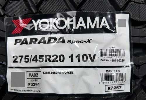 Yokohama Parada Spec-X PA02 275/45 R20 V