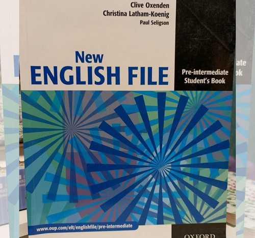 Учебник New English file Pre-intermediate