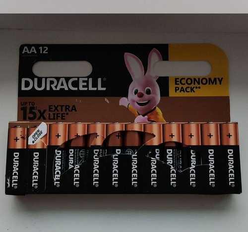 Батарейки пальчиковые Duracell 12шт.(24шт) новые