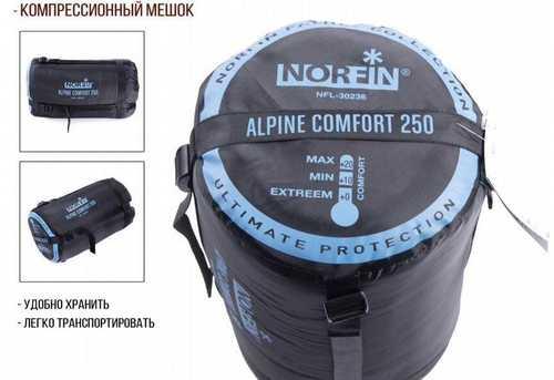 Мешок-одеяло спальный norfin alpine comfort 250 L