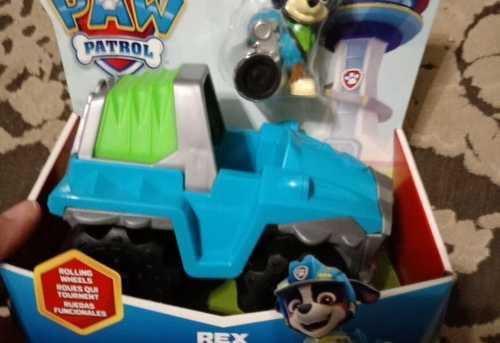 Paw Patrol Rex Спасат автом диноз с коллек фигур