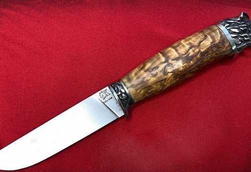 Нож "Сокол", сталь K340, рукоять карельская береза