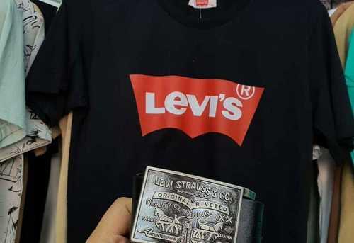 Мужской кожаный ремень Levis новые