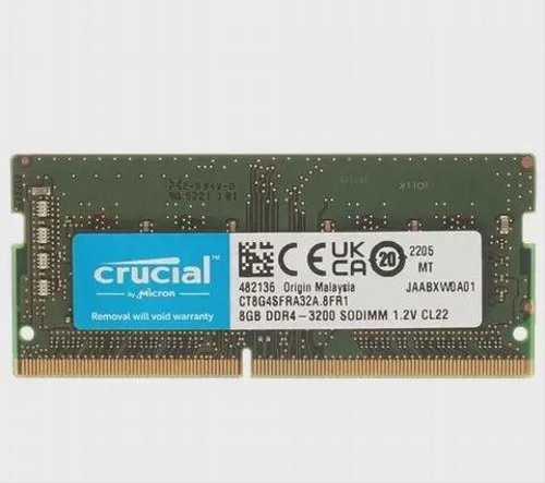 8Gb 3200 crucial (CT8G4sfra32A)