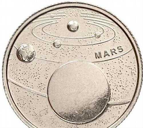 Памятная монета 1 куруш Марс. Солнечная система. Т