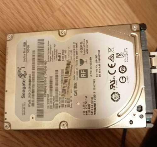 Hdd SATA 500gb 2.5 seagate