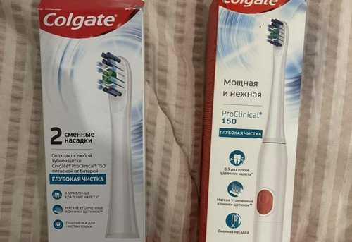 Новая Зубная щетка colgate ProClinical и насадки