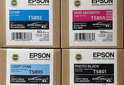 Картриджи epson 3800 3880