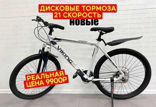 Велосипед горный Бело-черный