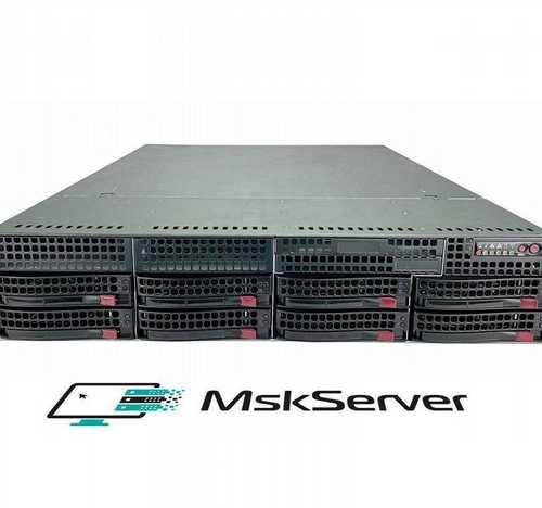 Сервер Supermicro 6029P-TR 2xGold 6136 128Gb