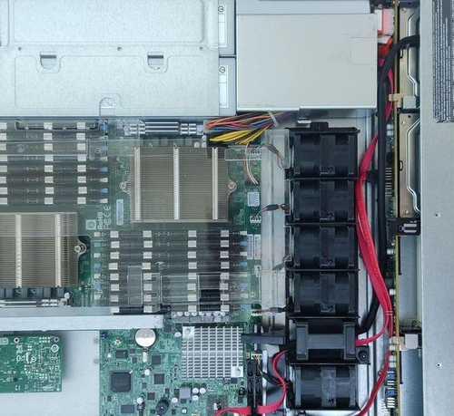 Сервер Supermicro 1U 2x 2.6Ггц\64\2х320Гб 2х750Вт