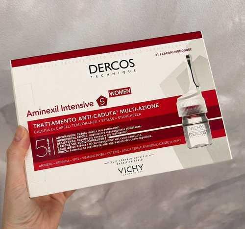 Сыворотка Vichy Dercos Aminexil от выпадения