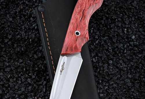 Нож №12 Х12мф цм карельская береза красная
