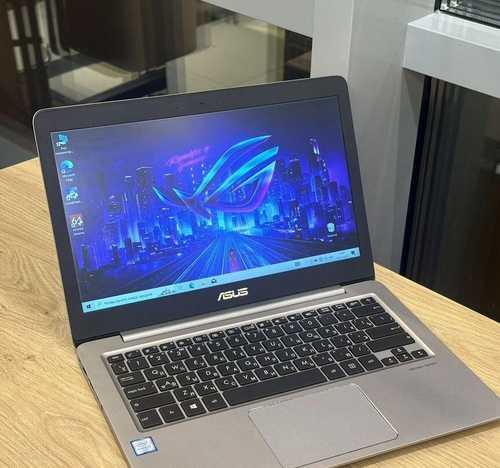 Мощный тонкий ноутбук Asus i3 8Гб 256Гб