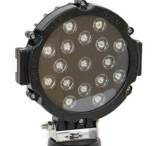 Прожектор 9-32V 51W 17SMD круглая 160x160mm дальн