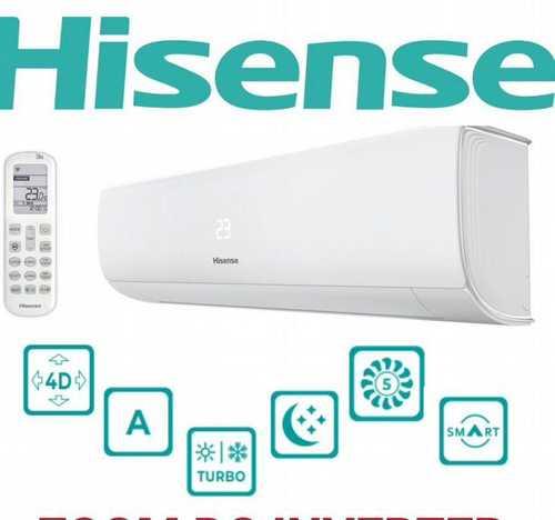 Кондиционер Hisense AS-09UW4ryrkb05 Zoom inverter