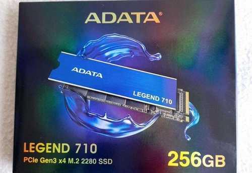 Новый SSD adata legend 710 256Gb с радиатором