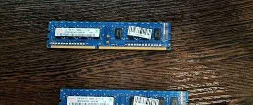Продаю Оперативная память hynix DDR3 2gb(2шт)