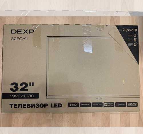 32" LED-телевизор dexp 32FCY1 черный