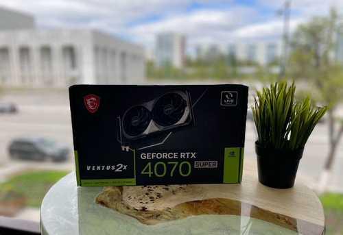 Видеокарта GeForce RTX 4070 super 12Гб Новая