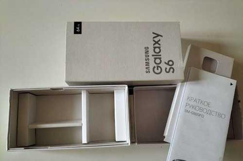 Коробка от телефона Samsung Galaxy S6