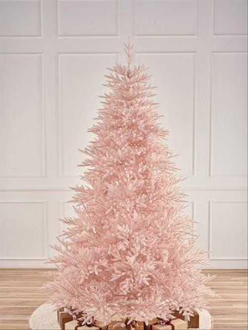 Искусственная литая елка Розовая Max Christmas