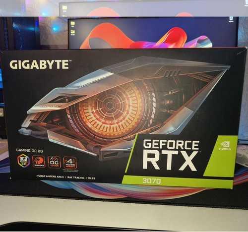 Видеокарта RTX 3070 8Gb, гарантия 1 год