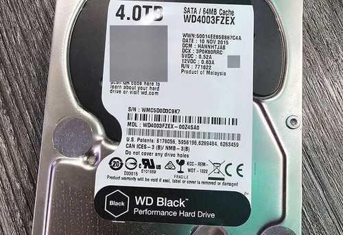 WD Black 4TB (WD4003fzex)