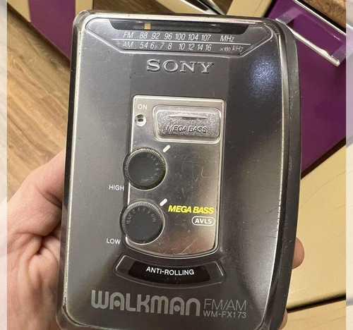 Кассетный плеер sony walkman fx 173