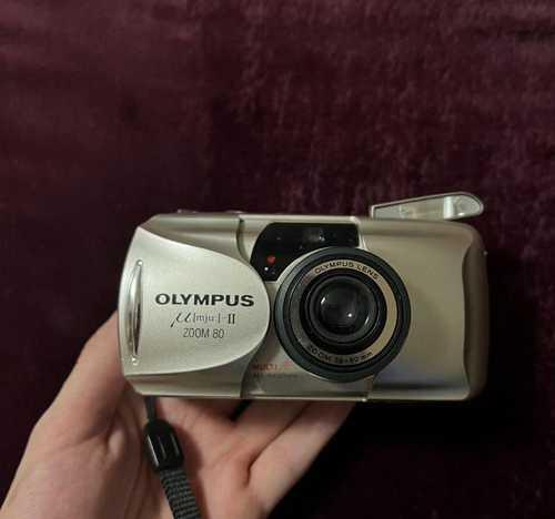 Пленочный фотоаппарат olympus mju ii zoom 80