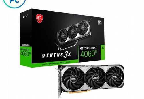 Видеокарта RTX4060Ti 8GB MSI ventus 3X E 8G