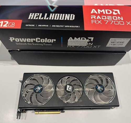 Видеокарта PowerColor Hellhound rx 7700 xt 12gb