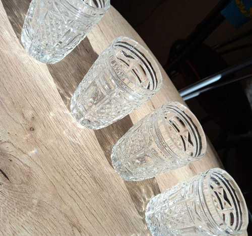 Бокалы хрустальные СССР, 4 шт