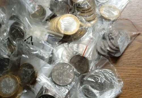 Монеты юбилейные 1, 2, 5. 10 ти рублевые