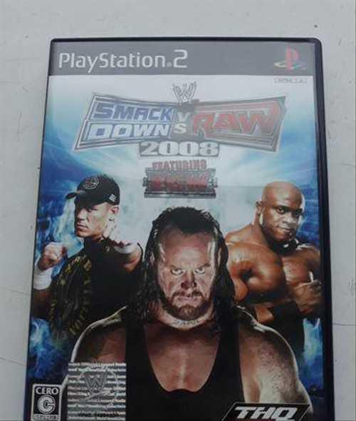 Smack Down Vs Raw 2008 PS2 ntsc-J