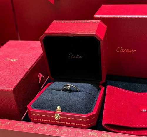 Cartier juste UN clou ring small белое золото