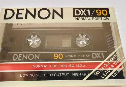 Аудиокассета Denon DX/1 90 "Молочный", Japan