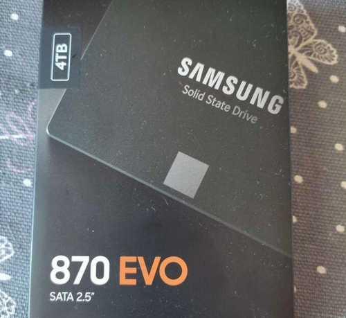 Накопитель 4 TB Samsung SSD 870 EVO