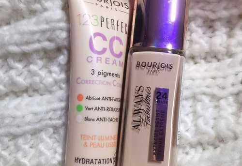 Набор bourjois сс крем+тональный крем+тени