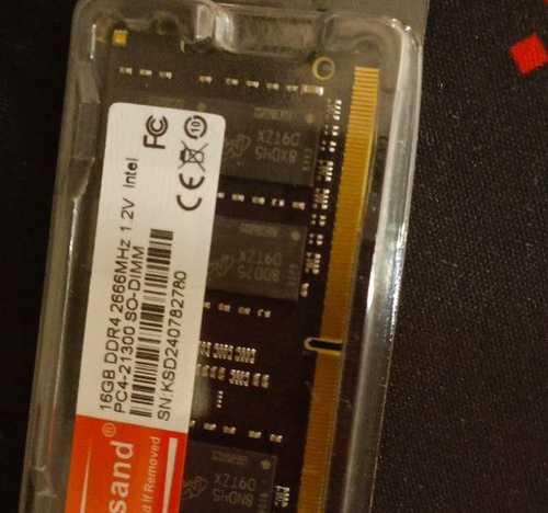 Оперативная память ddr4 16gb sodimm 2666