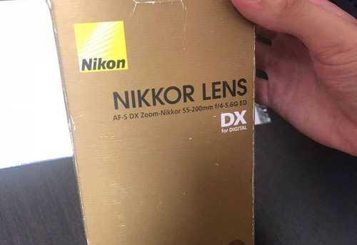 Обьектив Nikon AF-S DX Zoom-Nikkor 55-200mm f/4.5
