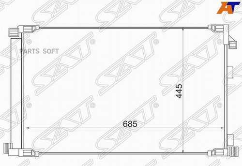 Радиатор кондиционера Лексус NX200/300H 14- 8arfts