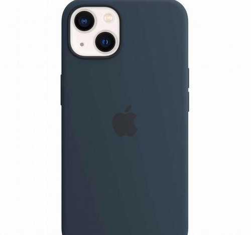 Силиконовый чехол для iPhone 13 (Abyss Blue)