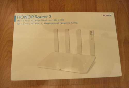 Роутер honor 3 Wi-Fi 6 Plus (ростест) новый