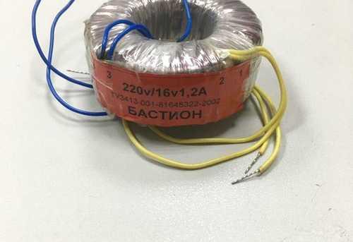 Трансформатор тороидальный 220v/16v 1,2a