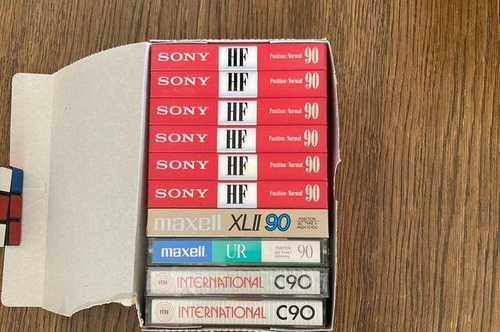 Аудиокассеты basf, maxell, sony