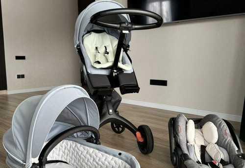 Коляска 3 в 1 stokke v6