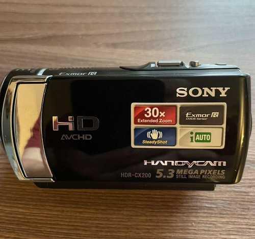 Видеокамера sony hdr s200