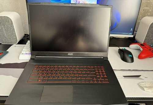 Игровой ноутбук msi katana gf76